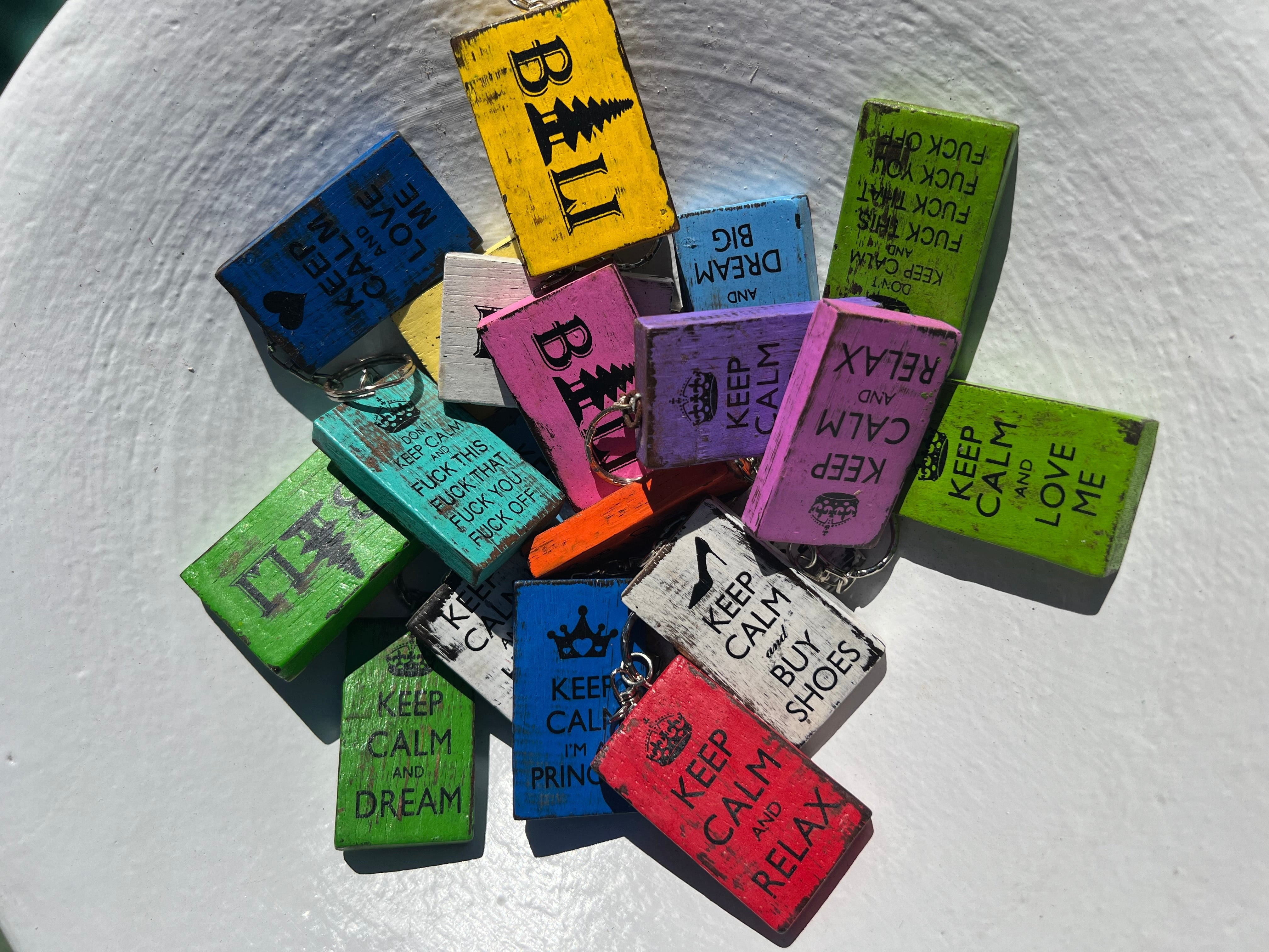 Wooden Keyring - Various – Palms of Bali