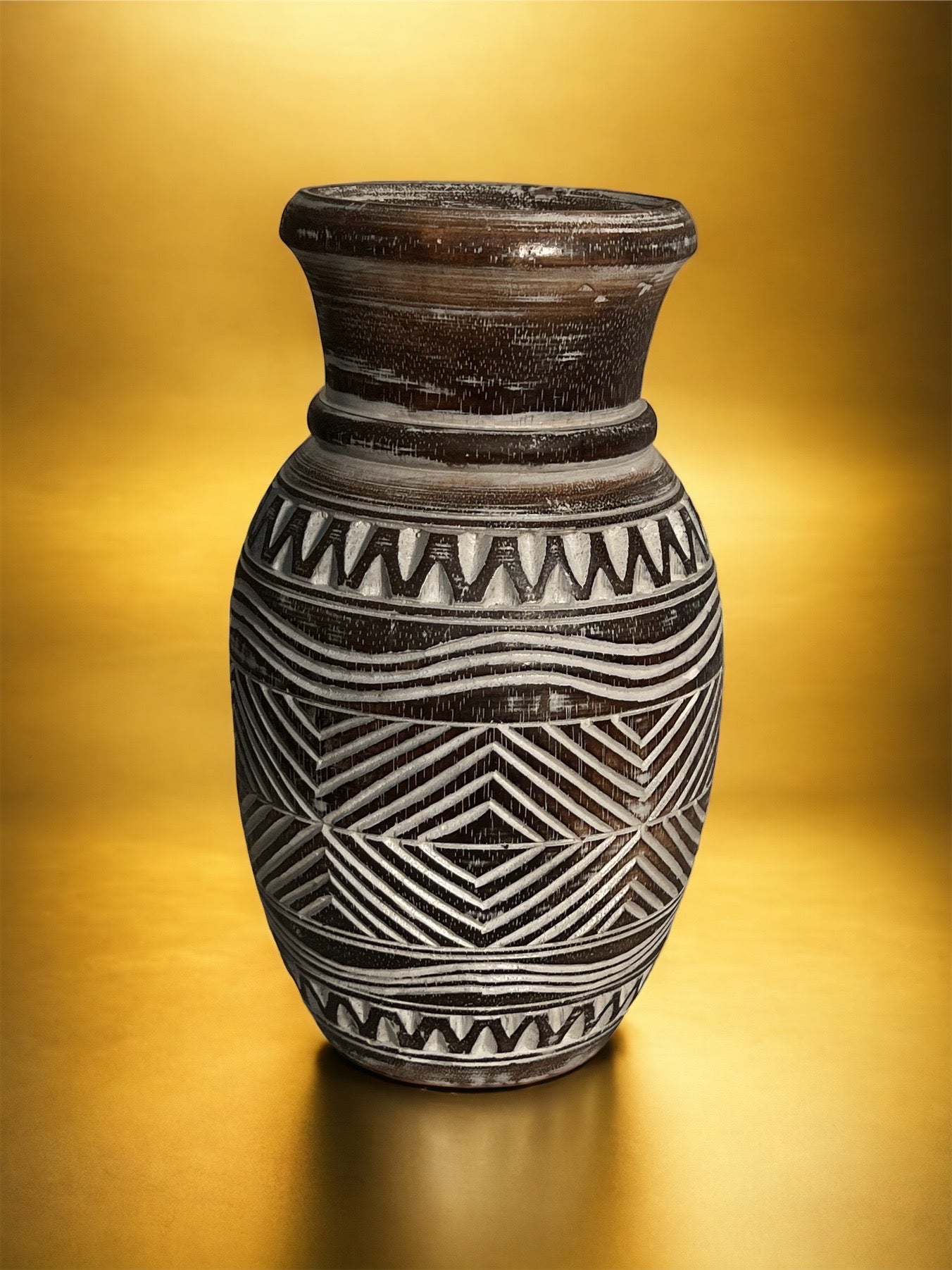 Wooden Egyptian Pot – Palms of Bali